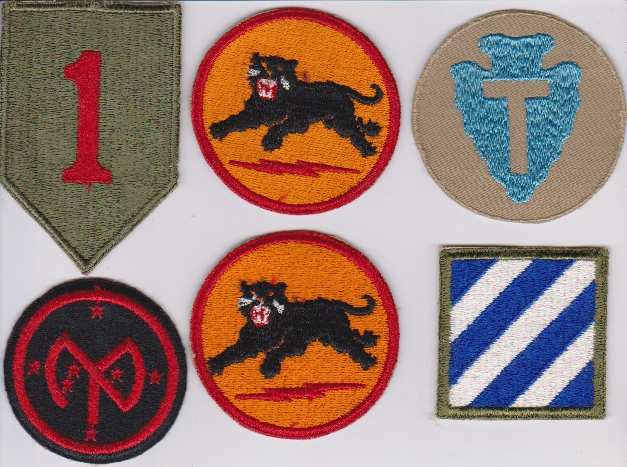 U.S. Military Patches Lot of 6, new, all Army Division | eBay