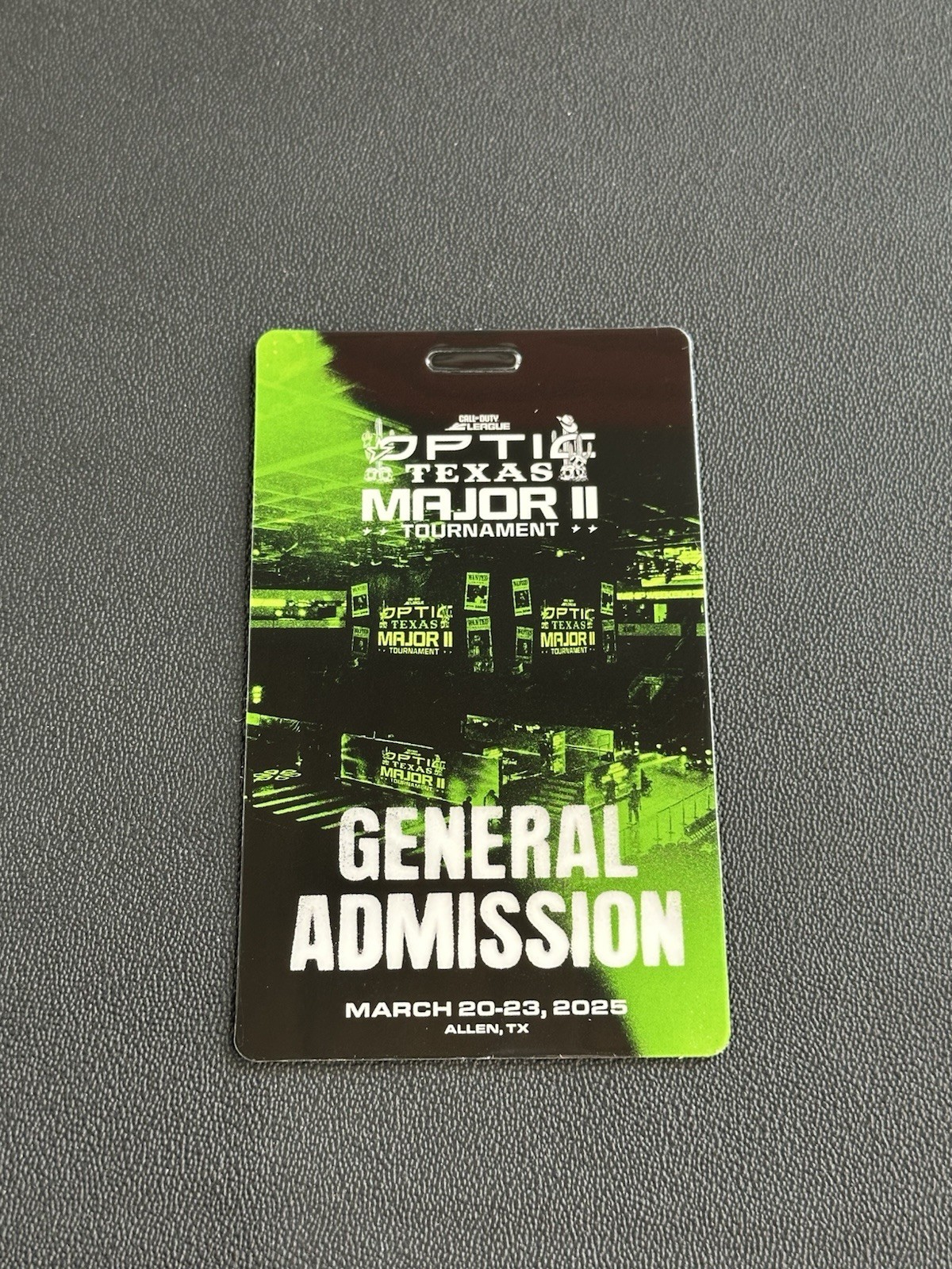 OpTic Gaming Major 2 General Admission Unused Badge Hecz Scump COD Halo ...