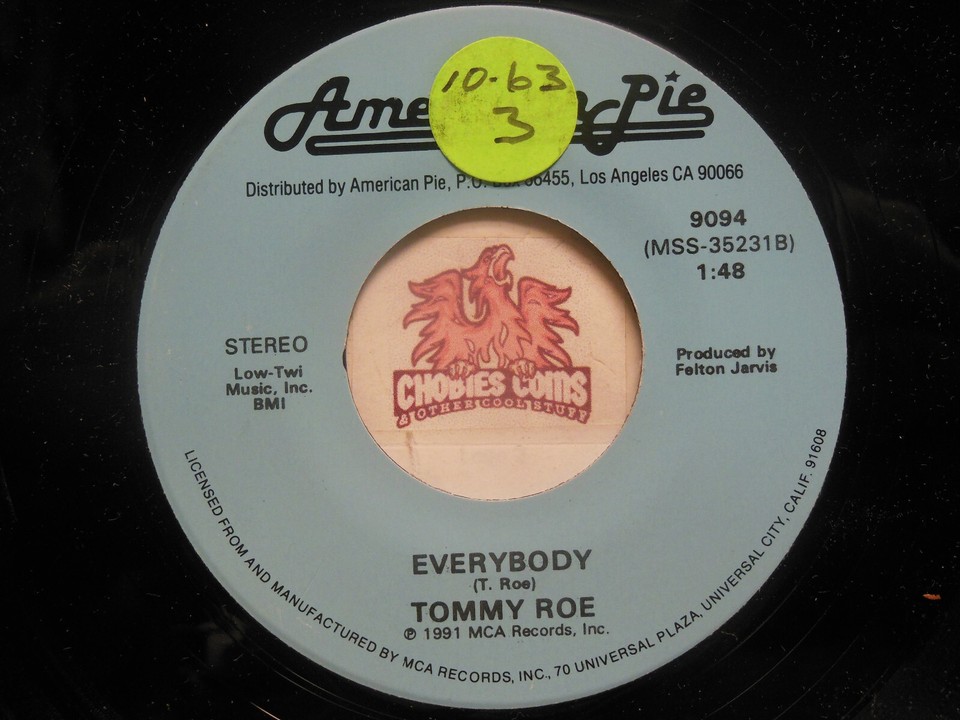 Tommy Roe – Sweet Pea / Everybody, 45 RPM NM (6N) | eBay