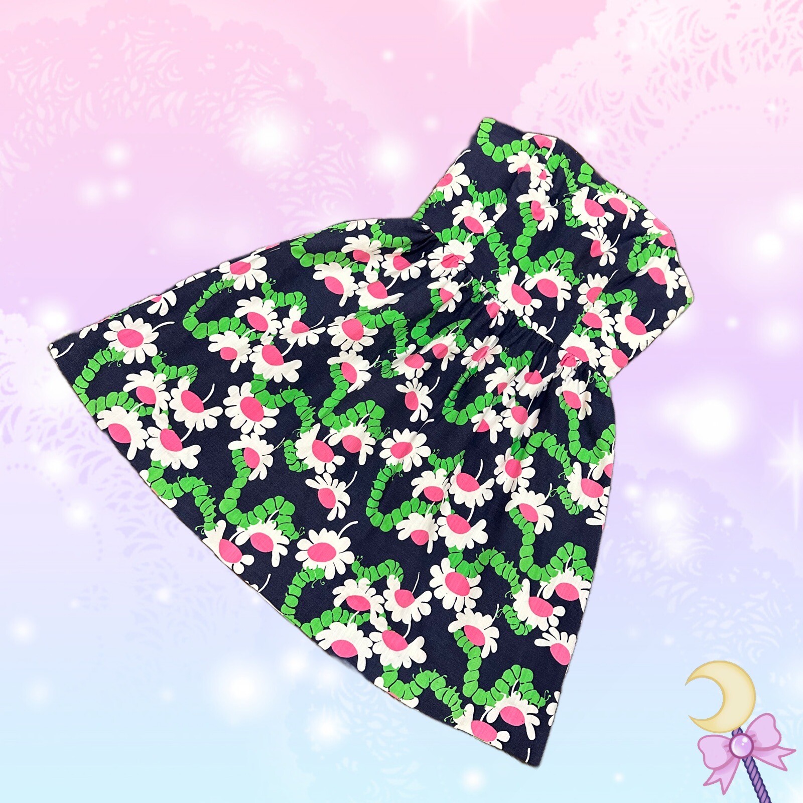 Lilly Pulitzer Lottie Yum Yum Caterpillar Strapless M… Gem