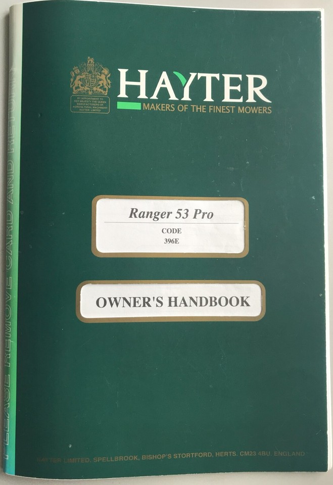 Hayter Ranger 53 Pro Lawnmower | eBay UK