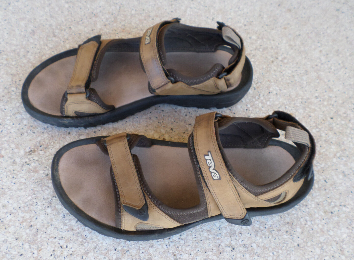 Teva Katavi Brown Leather Sport Sandals. Men's 10 #4… - Gem