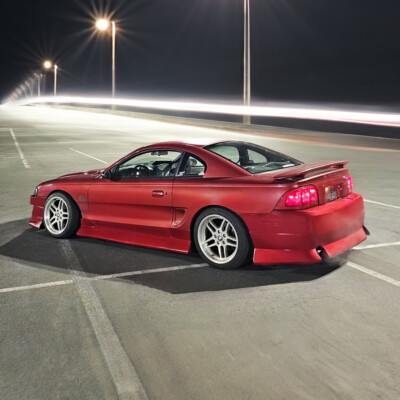 KBD Body Kits 2FORDY Style Polyurethane Rear Bumper Fits Ford Mustang ...