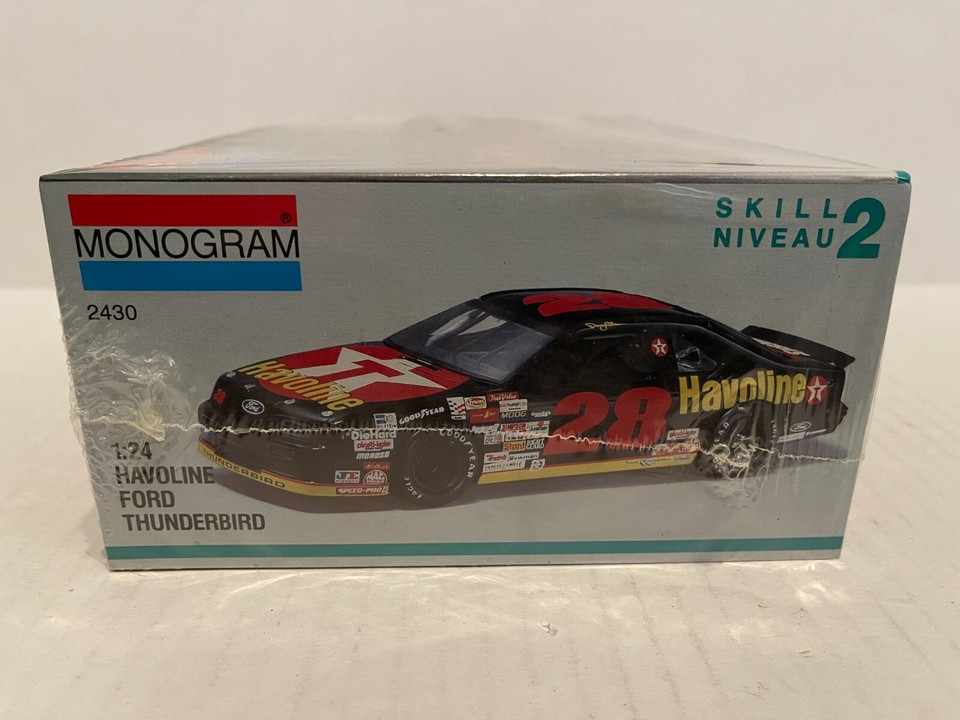 1991 DAVEY ALLISON #28 HAVOLINE FORD THUNDERBIRD NASCAR MONOGRAM #2430 ...