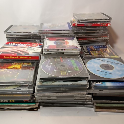 Huge Lot Of 88 Various Vintage PC CD ROM Computer Video Games Programs ...