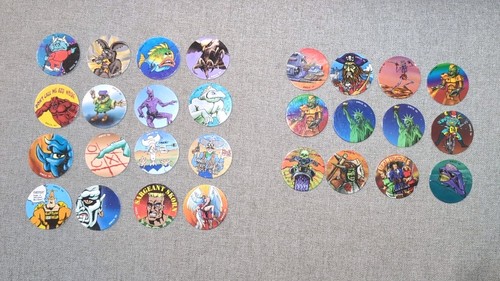 Vintage Poison Pirate Caps x12 & Caps the Game x16 1995 Bundle Lot ...
