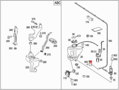 Genuine Mercedes Housing 906 A207 C204 C207 C216 R171 S204 W164 W169 ...