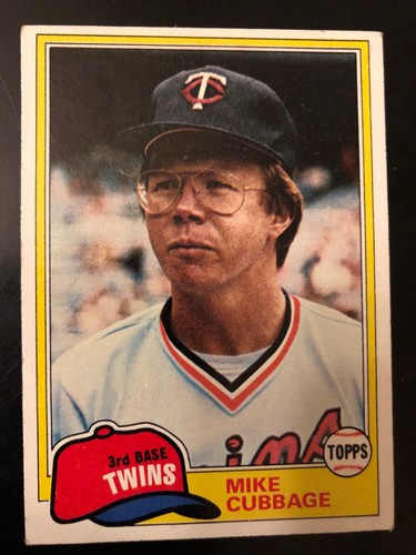 1981 Topps #657 Twins Mike Cubbage Baseball Card | eBay