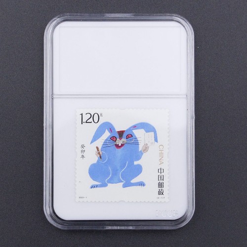 Professional Stamp Display Slab Collection Protection Box Holder High ...