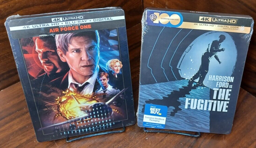 The Fugitive 1993 + Air Force One Steelbooks (4K)NEW (Sealed)-Free Box ...