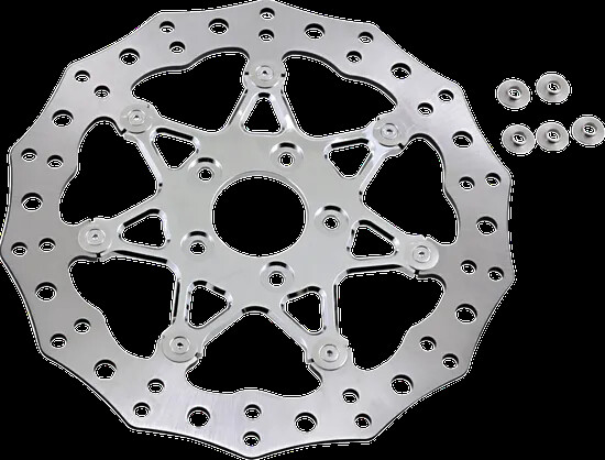 AN Floating Front Brake Rotor 11.8in Procross Chrome Dyna Low Rider 06 ...