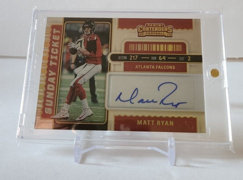 2020 Contenders Matt Ryan AUTO #/10 SSP Sunday Ticket Refractor Colts ...