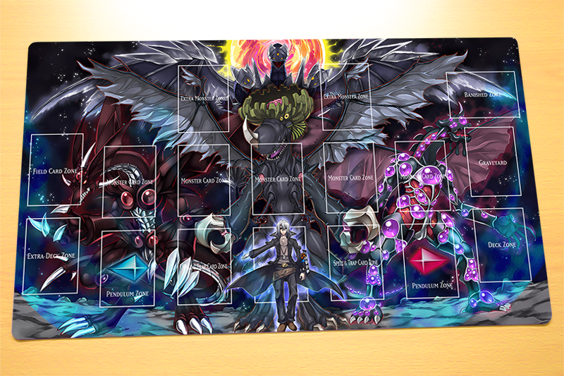 No.3085 Custom Playmat Kalin Hundred Eyes Infernity Doom Trishula ...