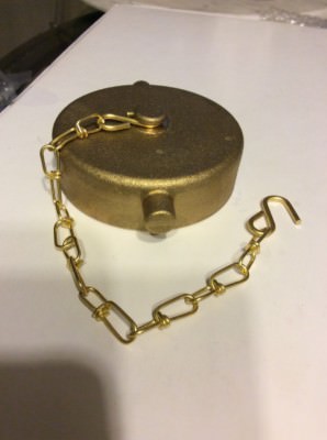 FDC Fire Hose 2 1/2 Cap ( Chicago Thread) Rough Brass | eBay