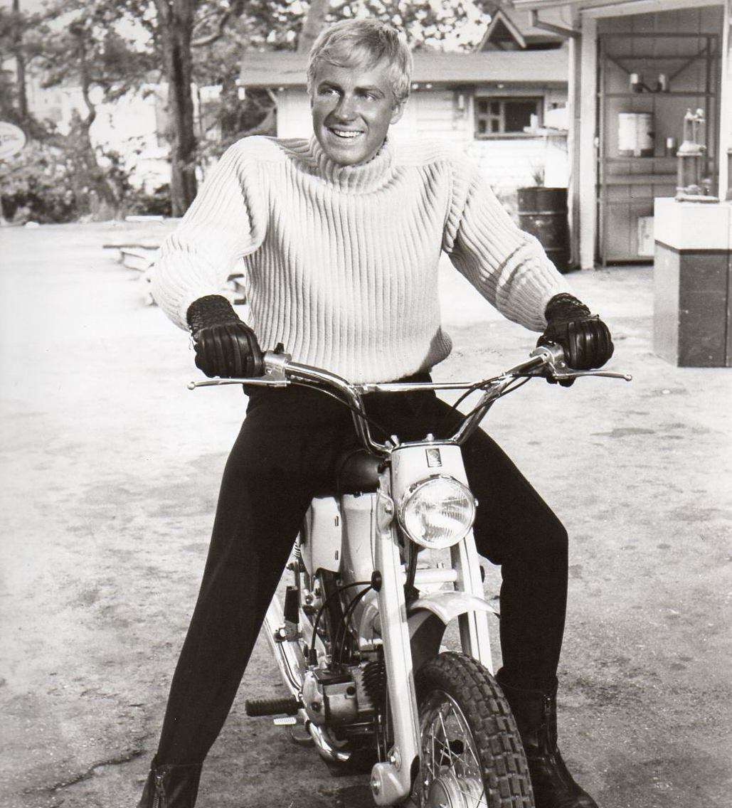 ARON KINCAID motorcycle SKI PARTY Frankie Avalon film ORIG PHOTO ...