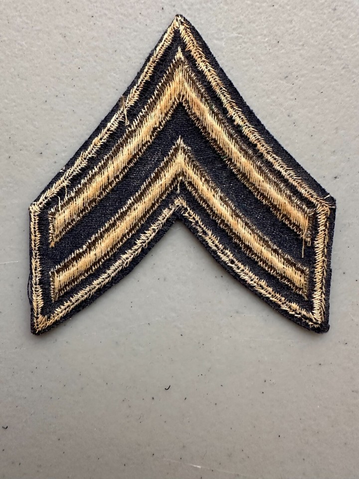 Original WWII US Army Corporal Chevron Patch - (M0407) | eBay