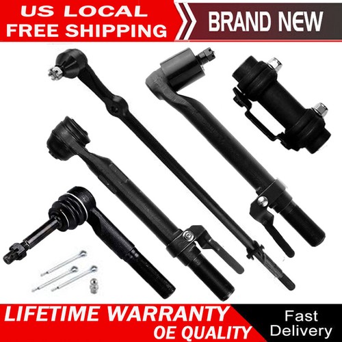 4WD 4x4 5pcs Front Tie Rod Drag Link for 2005-2016 Ford F-250 F-350 ...