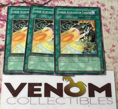 3x (M/NM) - Linear Accelerator Cannon - CDIP-EN042 - Rare - 1st Edition ...