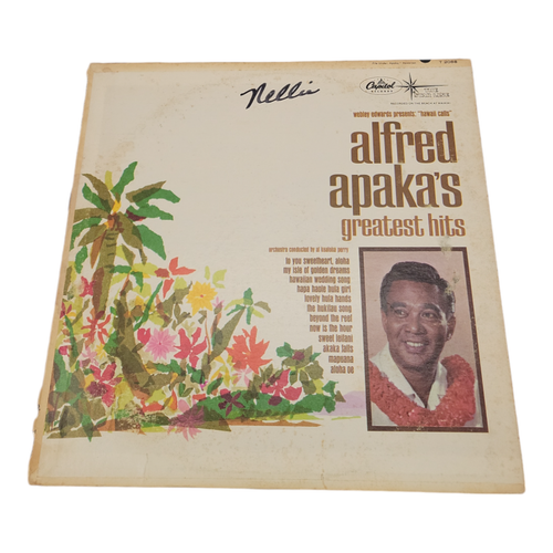 Alfred Apaka's Greatest Hits Hawaiian Music Capitol Records Vinyl LP ...