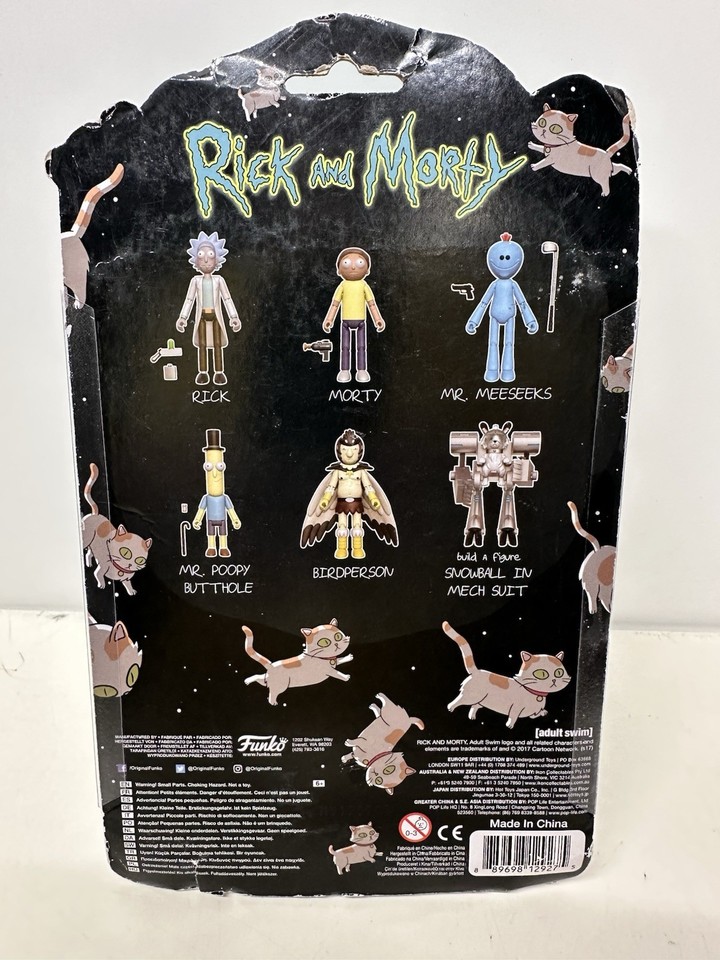 Funko Rick And Morty | MR MEESEEKS ACTION FIGURE | 5” Fully Posable ...