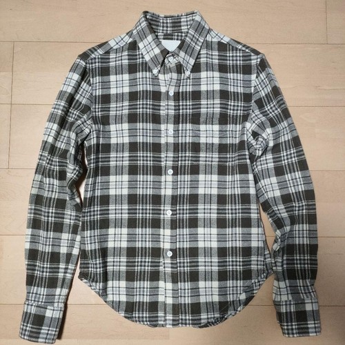 Band of Outsiders Flannel Button Down Shirt Size 1 | eBay