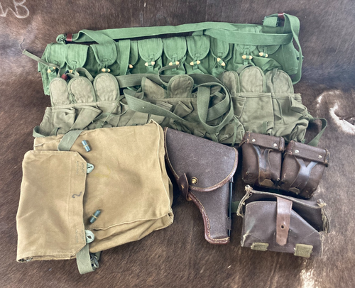 Lot of Soviet and Chinese Rifle Accessories & Ammo Pouches, Militaria ...