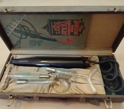 Medical Quackery Antique High Frequency Violet Ray Device in original ...