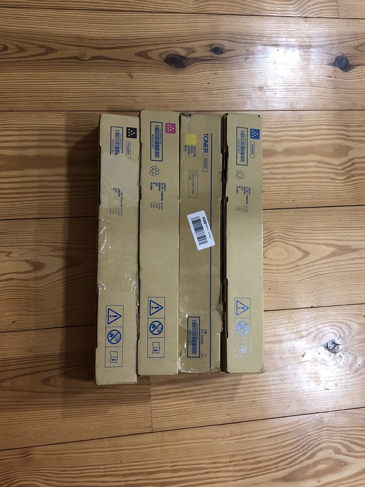 Genuine Konica Minolta TN328 Toner Set, TN328K, TN328C, TN328M, TN328Y ...