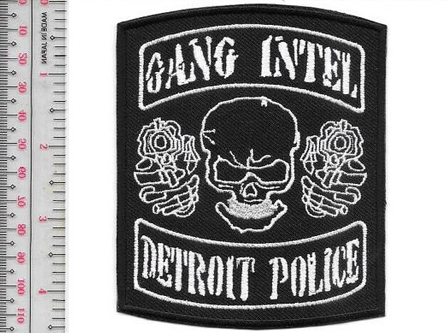Detroit Police Dept Gang Intel Squad Unit Special Ops Michigan PD Patch ...