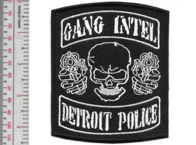 Detroit Police Dept Gang Intel Squad Unit Special Ops Michigan PD Patch ...