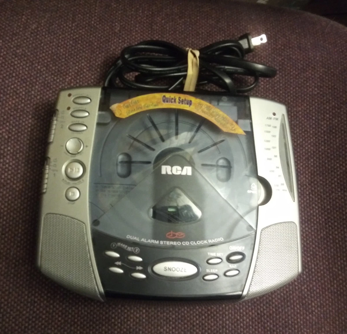 Rca Clock Radio Silver