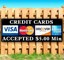 CREDIT CARD ACCEPTED $5 MINIMUM Advertising Vinyl Banner Flag Sign 18 ...
