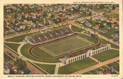 Tulsa, OKLAHOMA - University of Tulsa - Skelly Stadium - 1936 | eBay