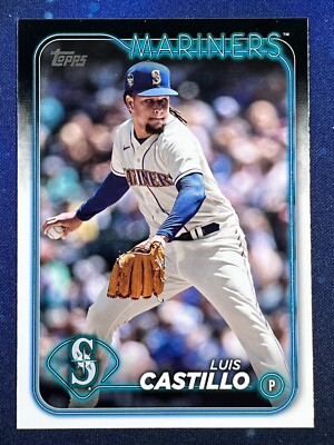 Luis Castillo 2024 Topps Baseball #54 Luis Castillo Seattle Seahawks | eBay