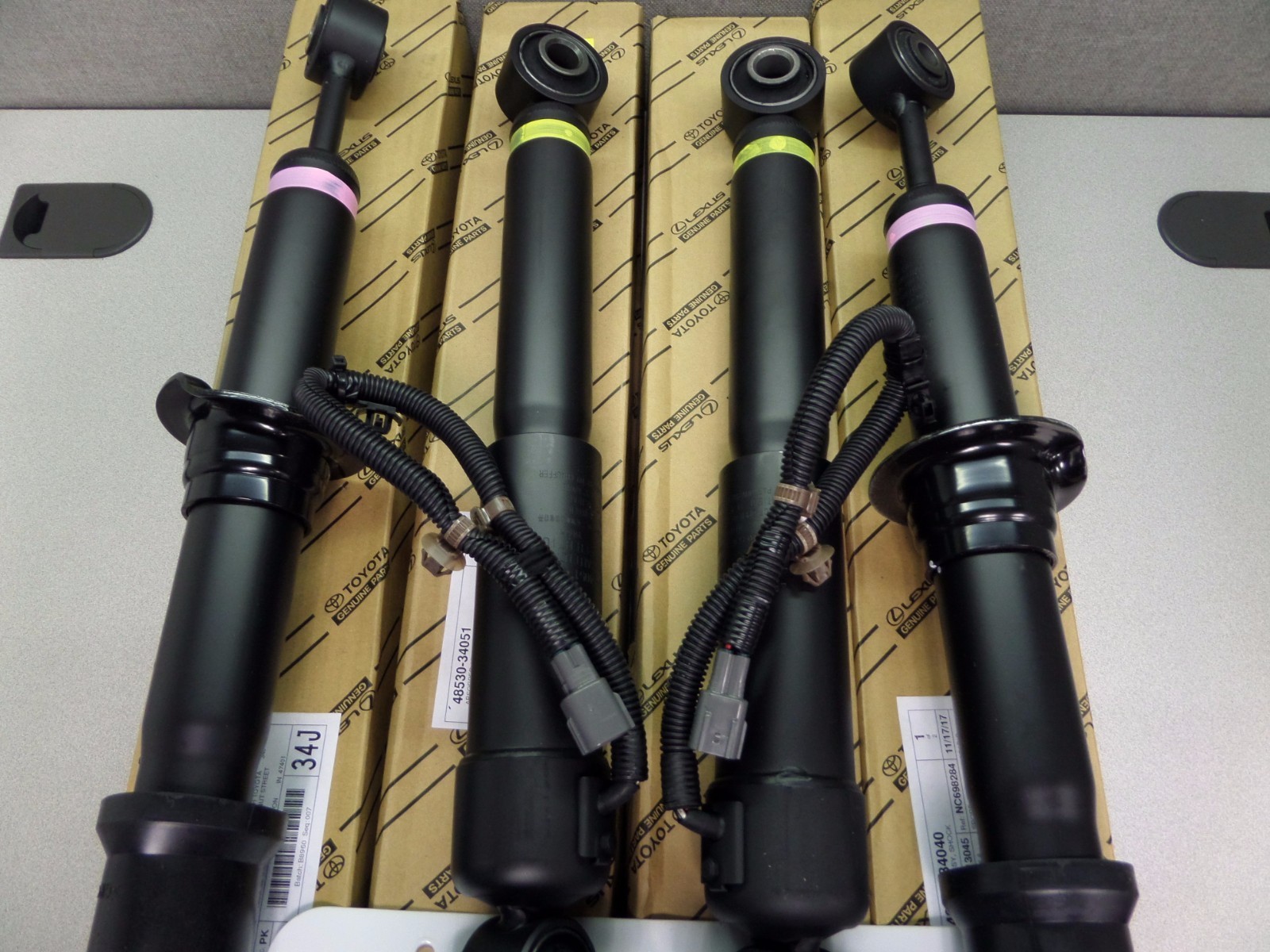 Toyota Sequoia 2011 - 2018 Platinum Front & Rear Shocks Set Genuine OEM ...