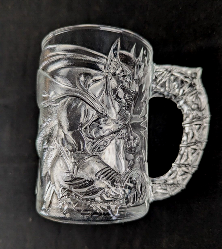 McDonalds Batman Forever Glass Mug, Vtg. 1995 DC Comics Batman | eBay