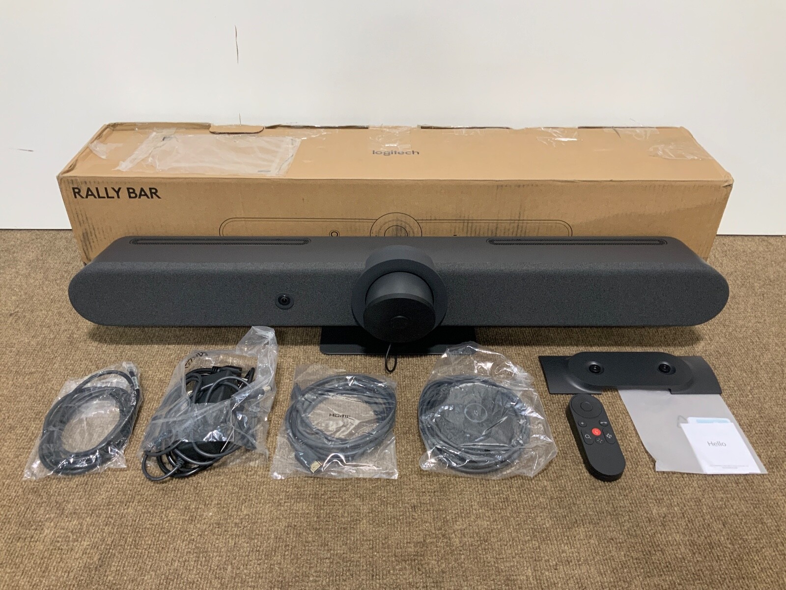 Logitech Rally Bar 960-001308 ••••READ•••• no audio 97855156273 | eBay