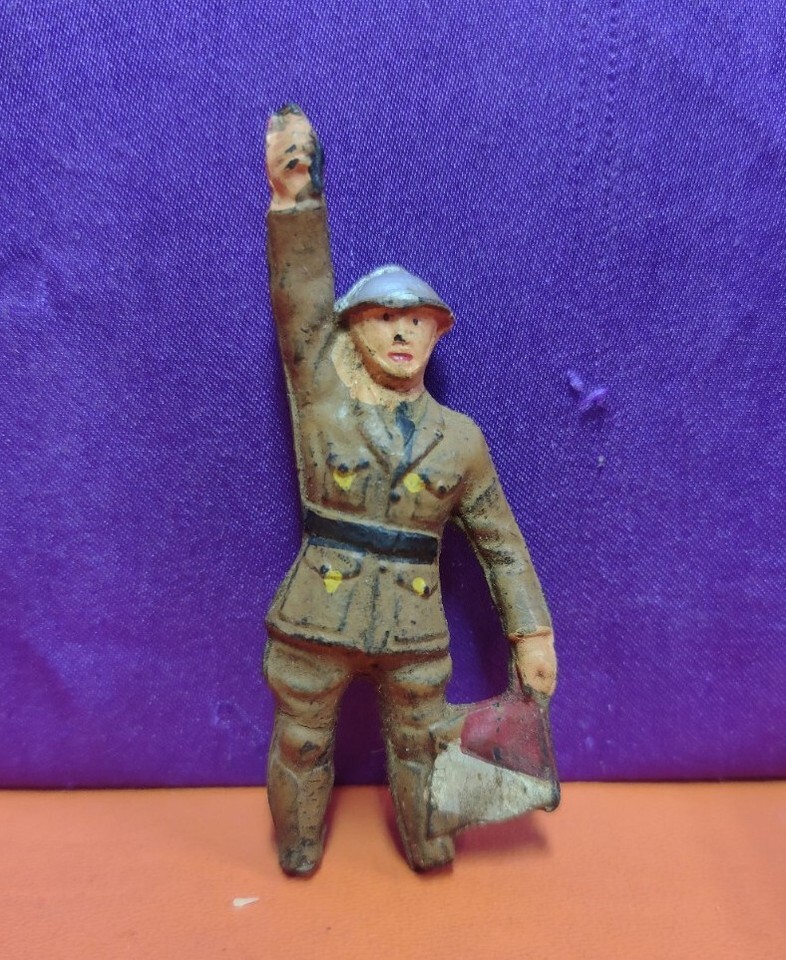 Vintage Lead And Graphite Toy Soldiers | eBay