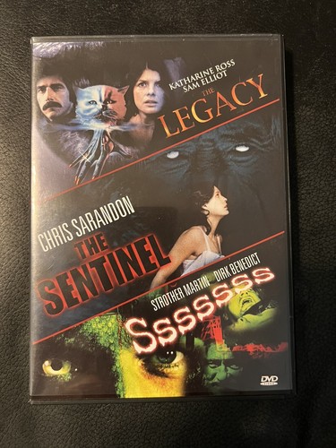 DVD Horror Triple Feature The Legacy The Sentinel - SSSSSSS Retro ...