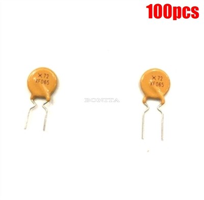100Pcs Fuse Polyfuse Resettable Polyswitch Poly Switch 0.65A 72V 650Ma ...