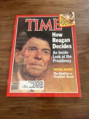 1982 DECEMBER 13 TIME MAGAZINE - RONALD REAGAN | eBay