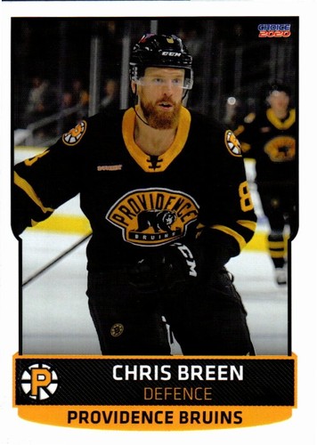 Chris Breen 2019-20 Providence Bruins | eBay