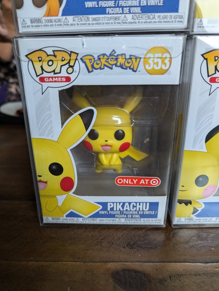 Funko Pop! Vinyl: Pokémon - Pikachu #353 #567 #842 #645 Lot 4 Mint/Soft ...