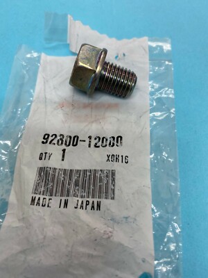 GENUINE HONDA & ACURA 92800-12000 Bolt, Drain Plug (12MM ! VARIOUS ...