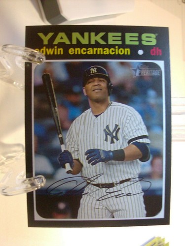 2020 Topps Heritage Baseball Card #126 Edwin Encarnacion (57016) | eBay