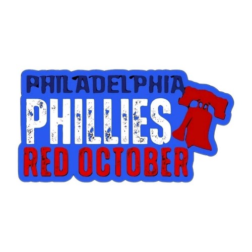 Philadelphia Phillies Sticker Red October MLB Baseball Die Cut ...