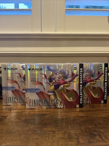 Magic The Gathering Final Fantasy Collector Booster Omega Box Factory ...
