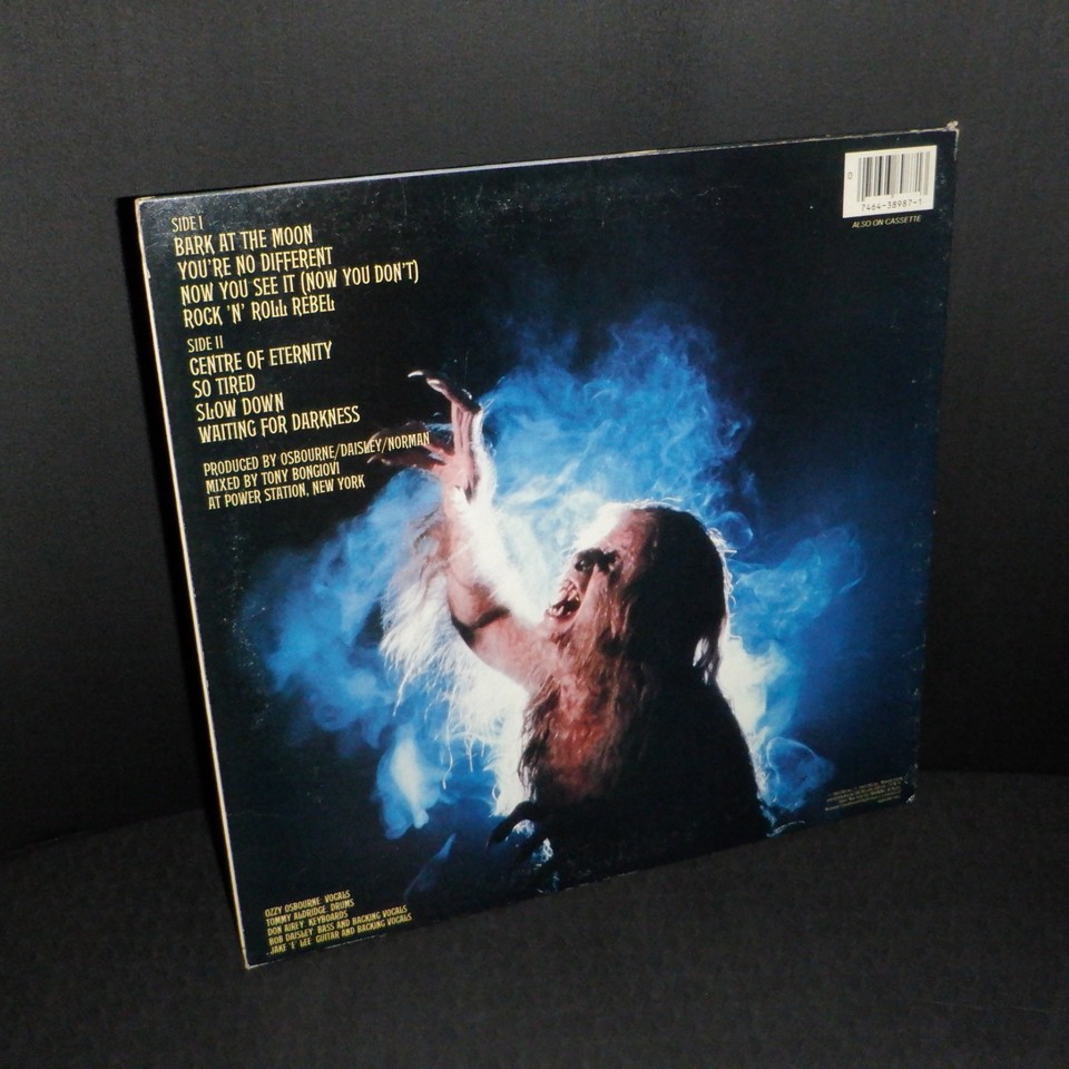 Ozzy Osbourne vinyl LP Bark At The Moon 1983 CBS VG+ | eBay UK