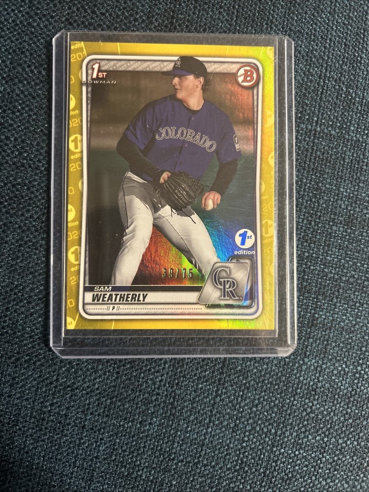 Numbered MLB Rookie Card Lot of 15 /499 - /75 | eBay