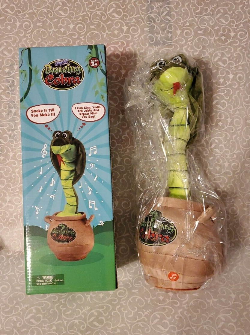 Gagster Dancing Cobra Snake, Talking, Mimicking Cobra Snake Toy Brand ...